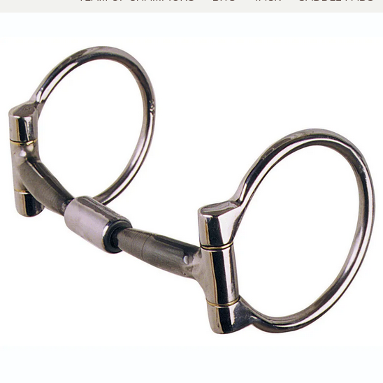 Reinsman Billy Allen Off Set D ring bit – Tack Room Too