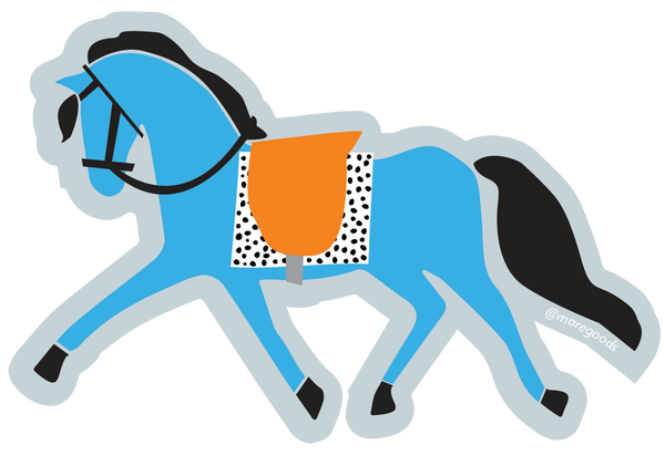 Mare Modern Goods Dressage Pony Sticker – Tack Room Too