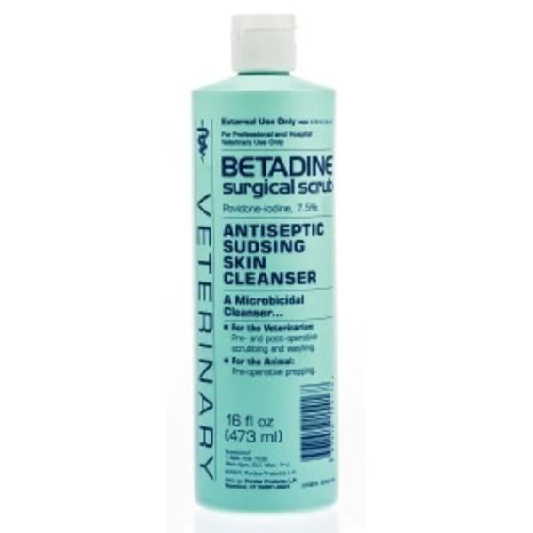 Betadine Surgical Scrub BVET 16 Oz Emerson – Tack Room Too