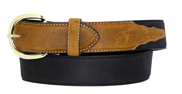 Belt Classic Western Black/Brown – Tack Room Too