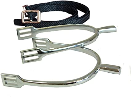 Prince Of Wales Never Rust Mens English Spurs With Straps – Tack Room Too